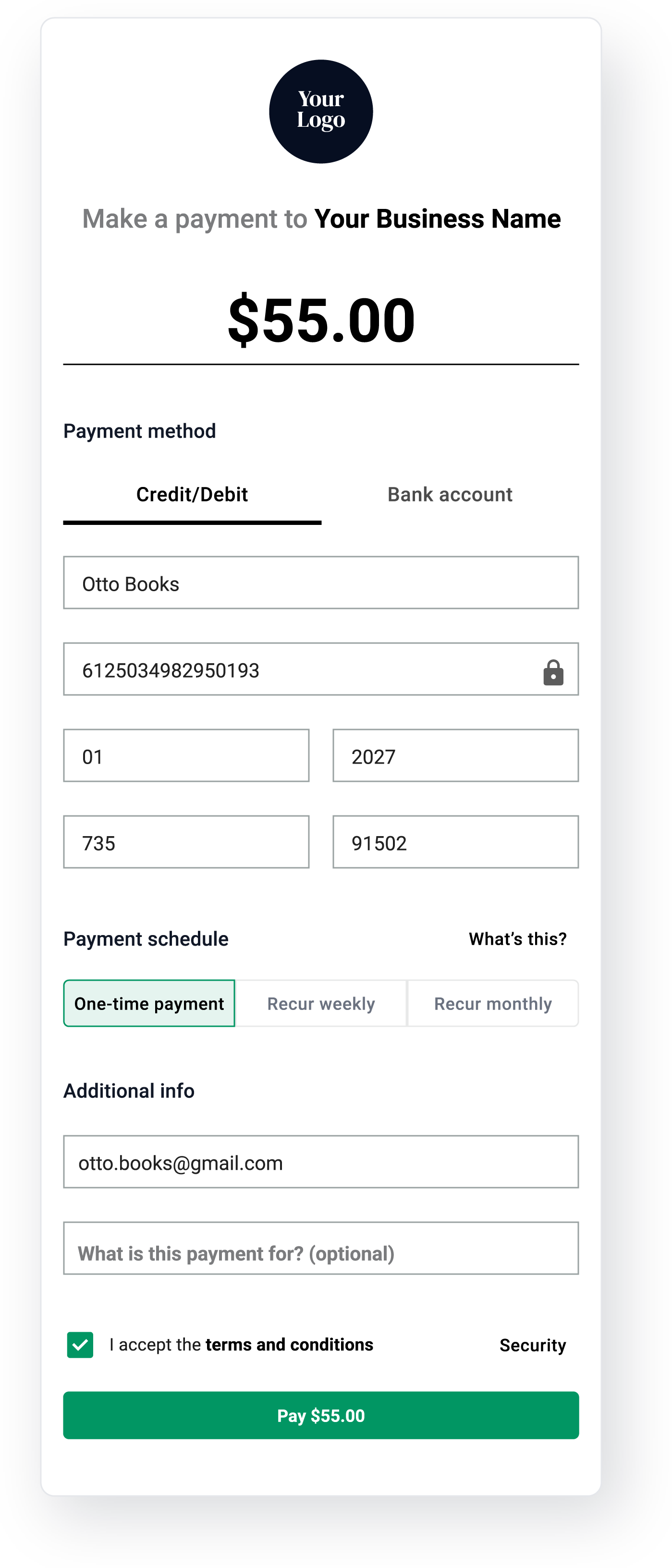 Online Payment Form: It’s now even easier to get paid online
